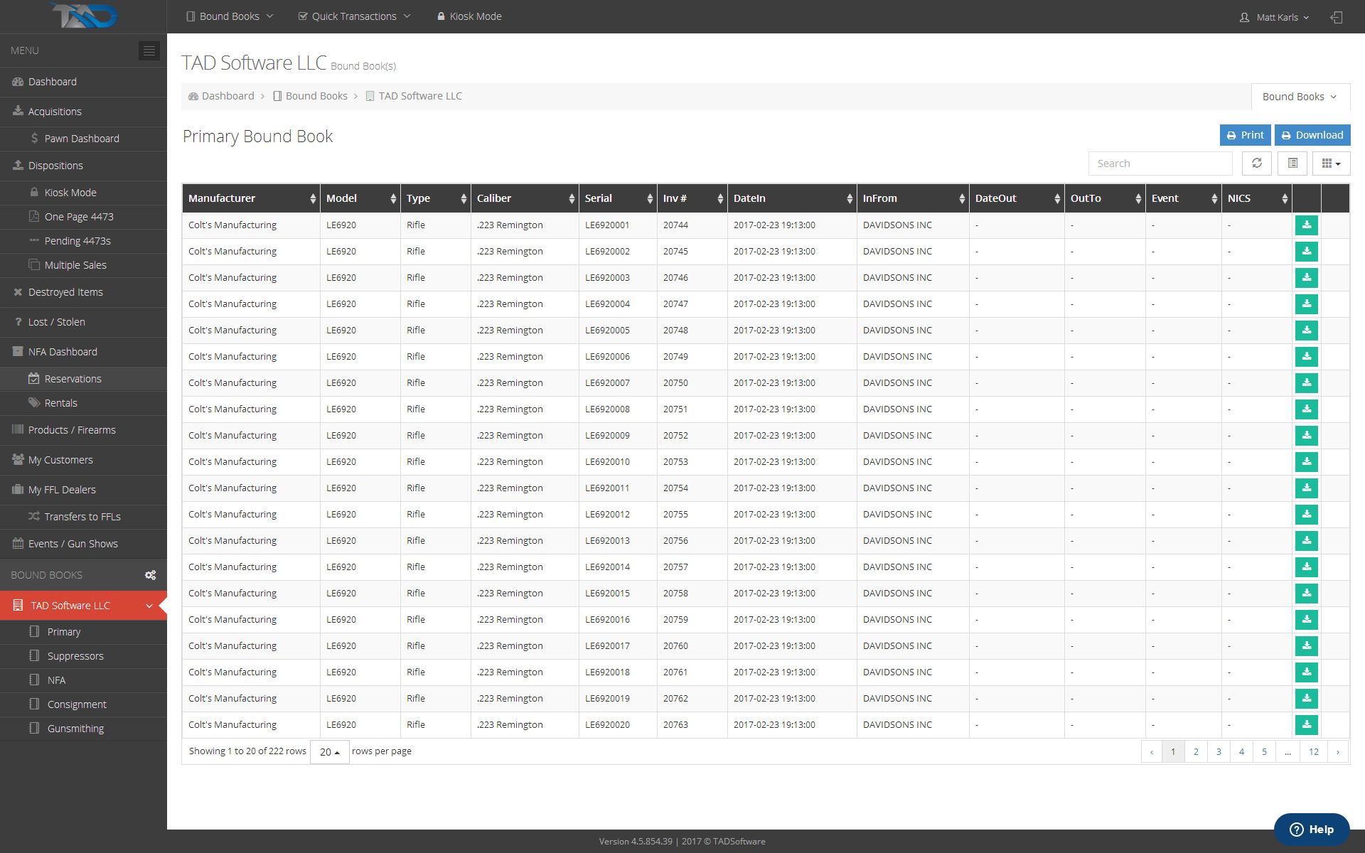 FFL Boss | Voted #1 FFL Software Bound Book and 4473